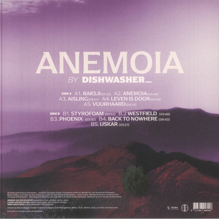 DISHWASHER - Anemoia Vinyl at Juno Records.