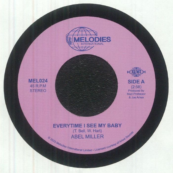 Abel MILLER/MAD PROFESSOR - Everytime I See My Baby Vinyl at Juno Records.