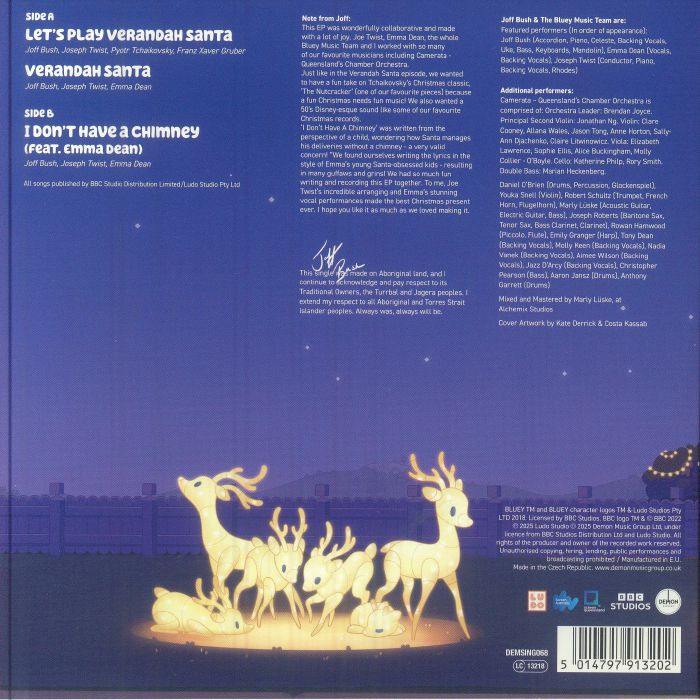 BLUEY - Verandah Santa Vinyl at Juno Records.