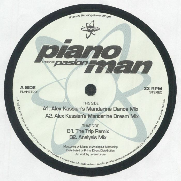 PIANOMAN - Pasion (Alex Kassian remixes) Vinyl at Juno Records.