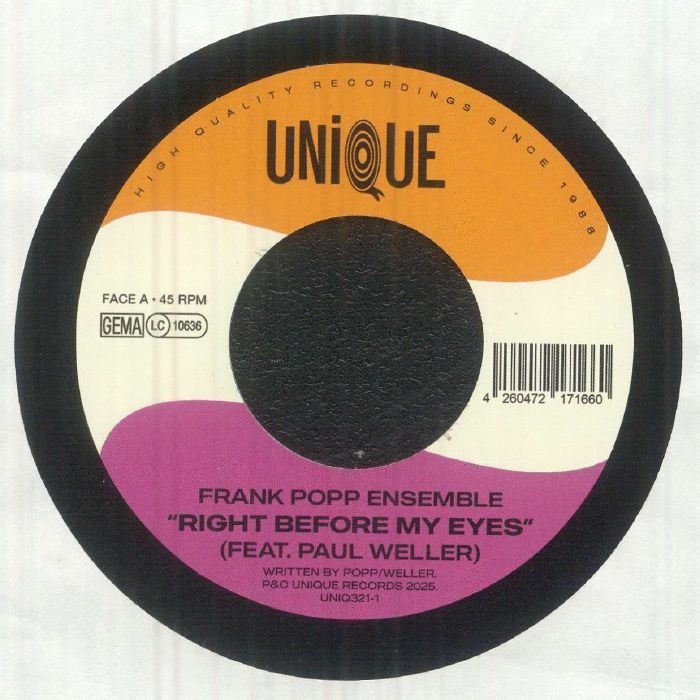 FRANK POPP ENSEMBLE/PAUL WELLER - Right Before My Eyes Vinyl at Juno ...