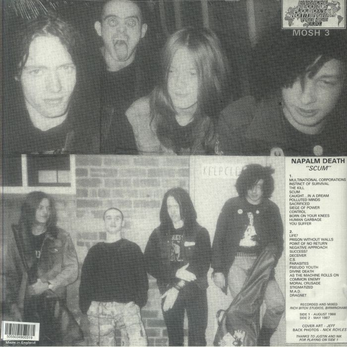 NAPALM DEATH - Scum (reissue) Vinyl at Juno Records.