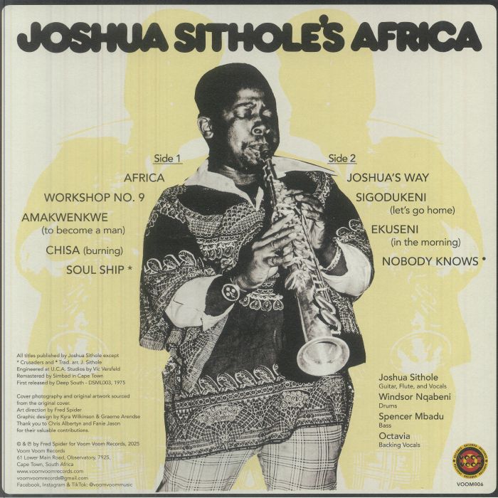 Joshua SITHOLE - Joshua Sithole's Africa Vinyl at Juno Records.