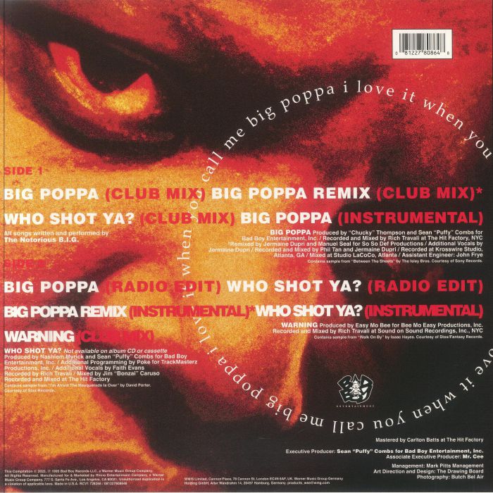 The NOTORIOUS BIG - Big Poppa Remix (Record Store Day Black Friday RSD ...