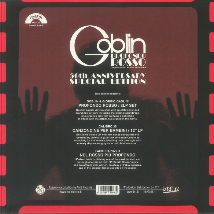 GOBLIN/CALIBRO 35 - Profondo Rosso (Soundtrack) (50th Anniversary ...