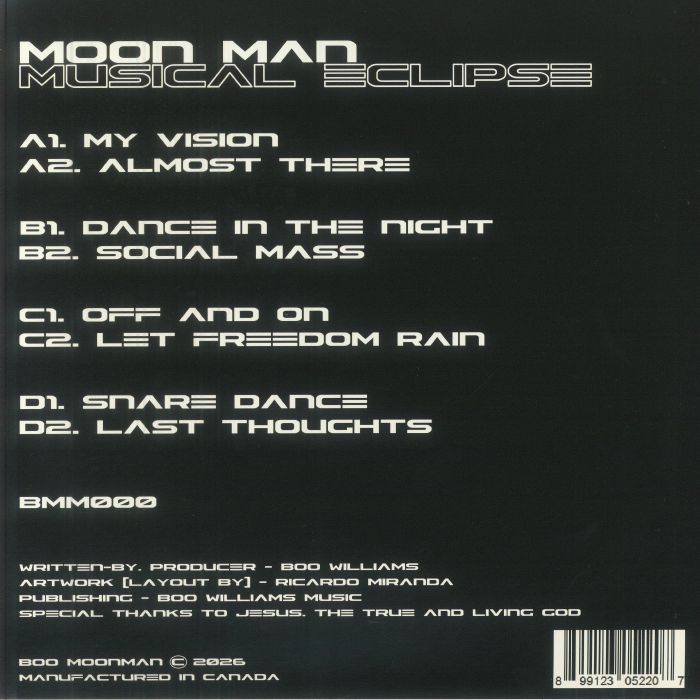 MOONMAN - Musical Eclipse Vinyl at Juno Records.