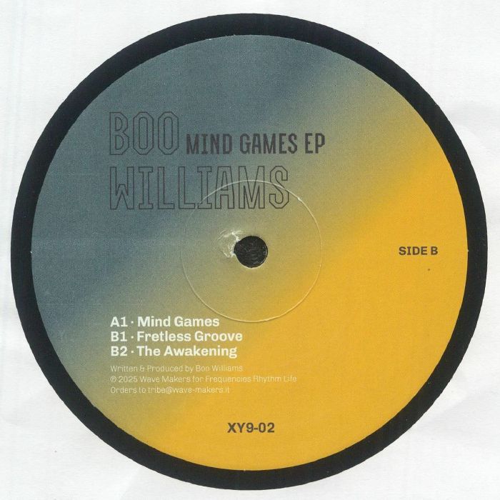 Boo WILLIAMS - Mind Games EP Vinyl at Juno Records.