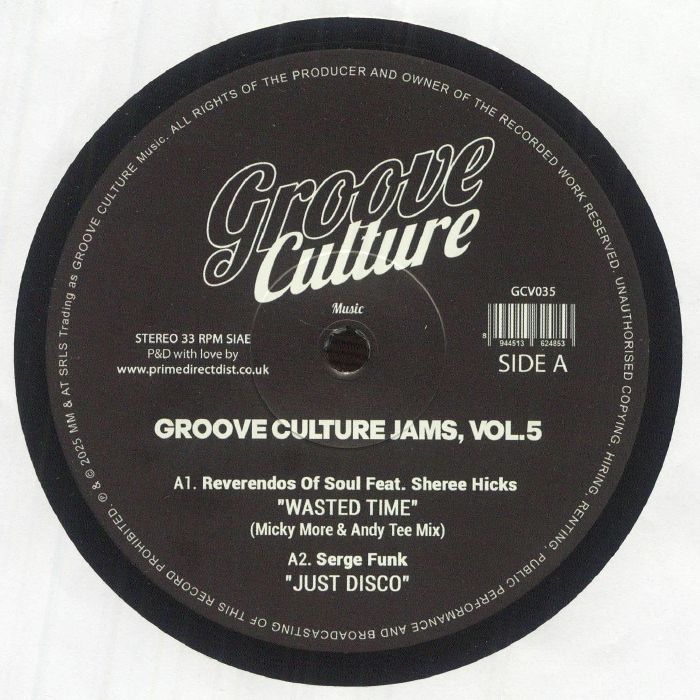 MICKY MORE/ANDY TEE/SERGE FUNK/REVERENDOS OF SOUL - Groove Culture Jams ...