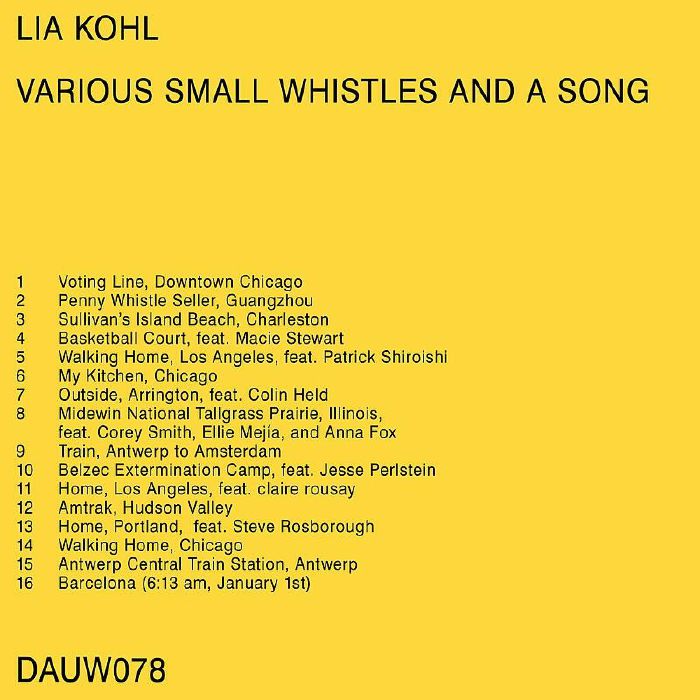 Lia KOHL - Various Small Whistles & A Song Vinyl at Juno Records.