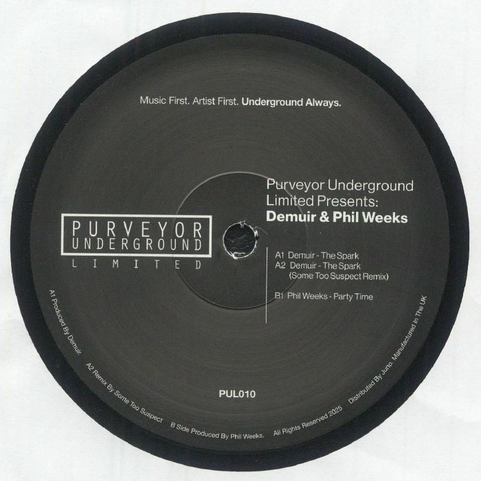 DEMUIR/PHIL WEEKS - Purveyor Underground Limited Presents: Demuir ...