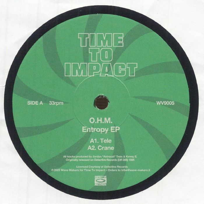 OHM - Entropy EP (reissue) Vinyl at Juno Records.