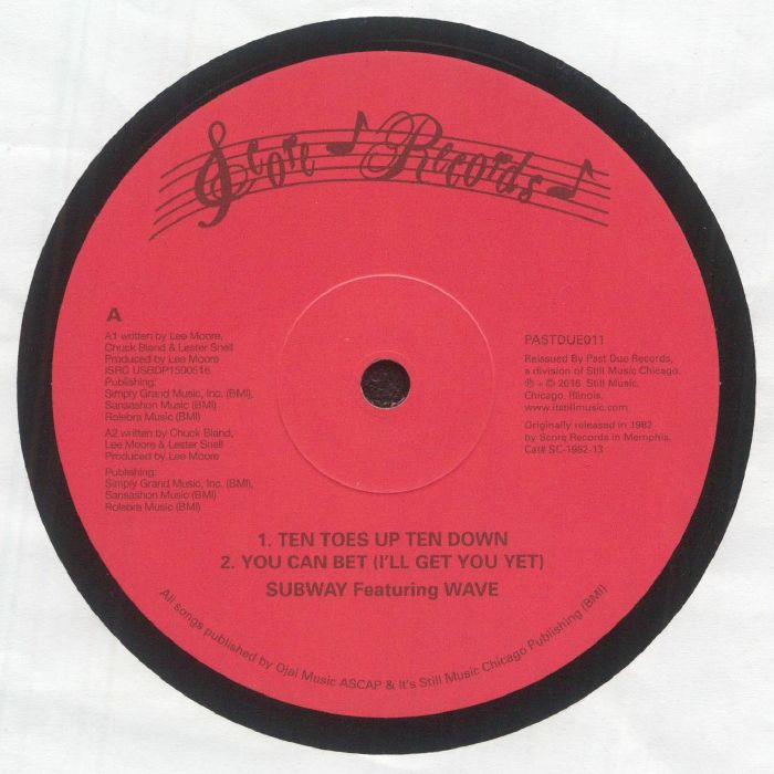 SUBWAY feat WAVE - Ten Toes Up (reissue) レコード at Juno Records.