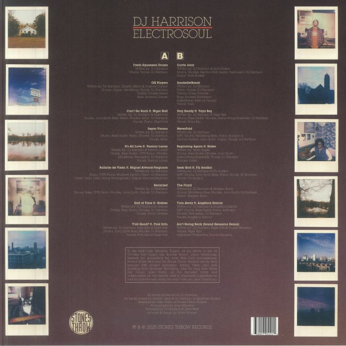 DJ HARRISON - Electro Soul Vinyl at Juno Records.