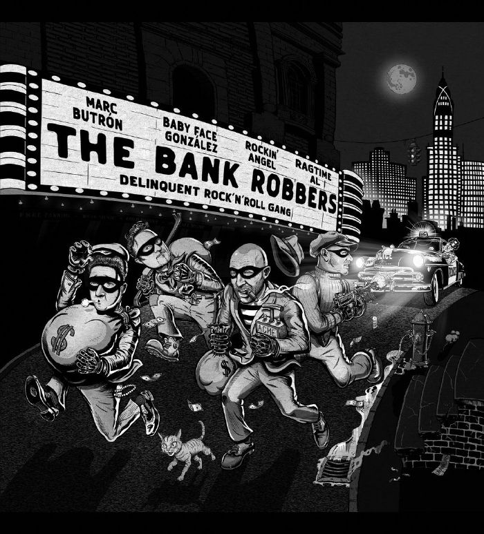 The BANK ROBBERS - Delinquent Rock & Roll Gang Vinyl at Juno Records.