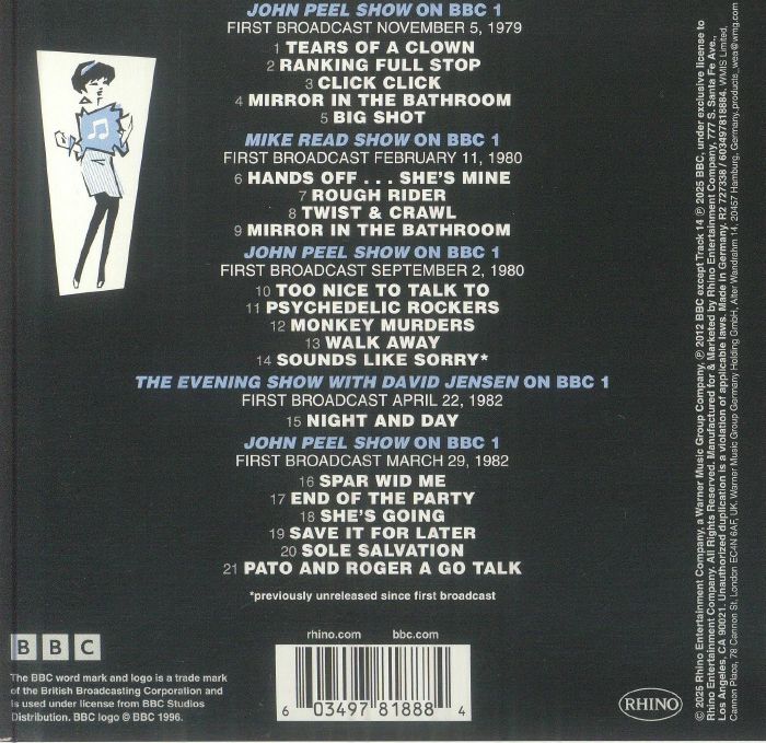 The BEAT - The Beat At The BBC CD at Juno Records.