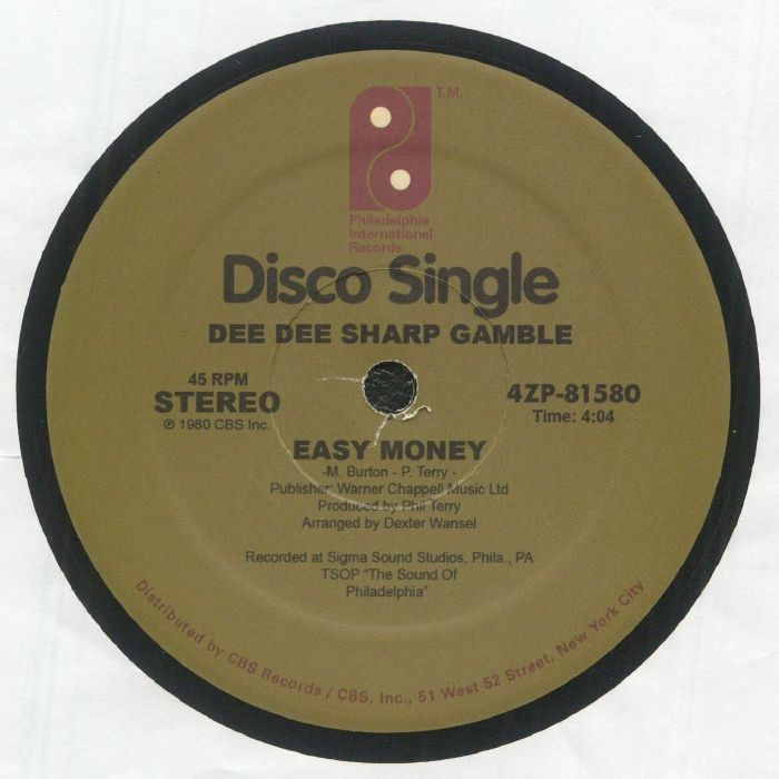 DEE DEE SHARP GAMBLE - Easy Money Vinyl at Juno Records.