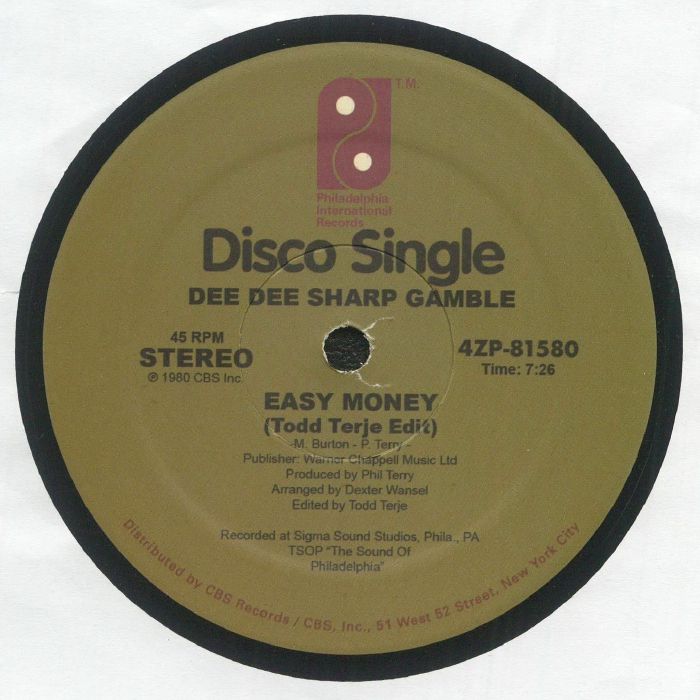 DEE DEE SHARP GAMBLE - Easy Money Vinyl at Juno Records.