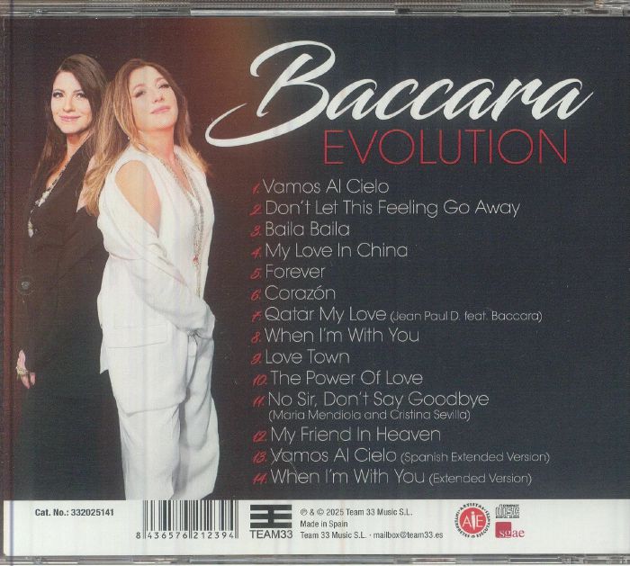 BACCARA - Evolution CD at Juno Records.