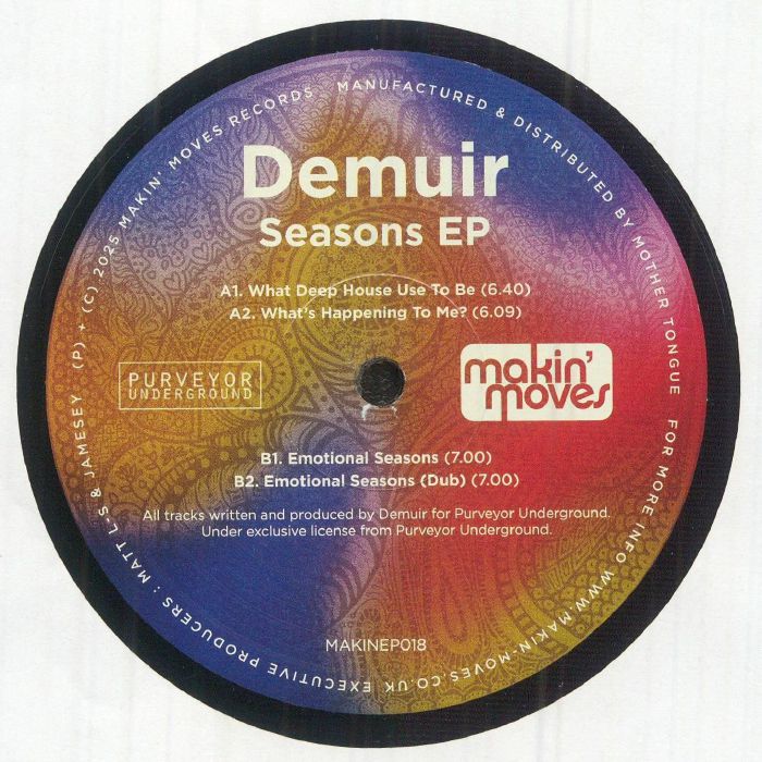 DEMUIR - Seasons EP Vinyl at Juno Records.