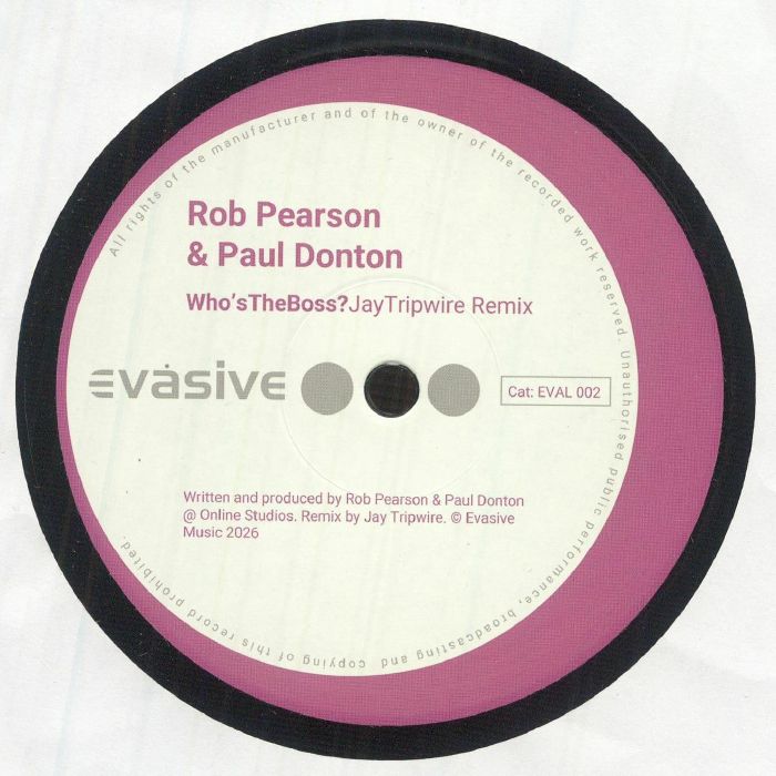 Rob PEARSON & PAUL DONTON - Who's The Boss Vinyl at Juno Records.
