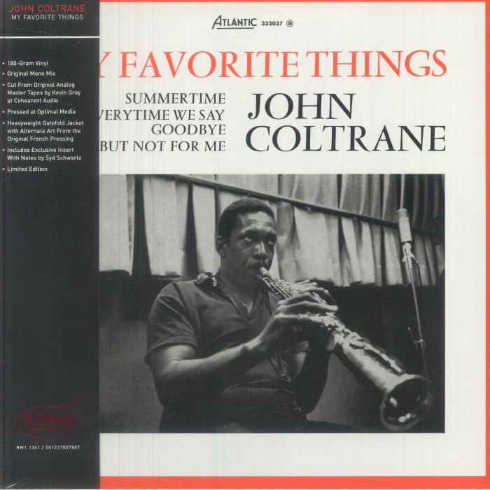 John COLTRANE - My Favorite Things (mono) (Rhino High Fidelity 65th ...