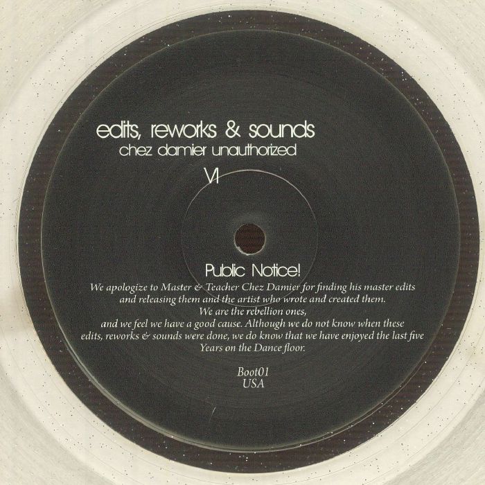 Chez DAMIER - Edits Reworks & Sounds VI: Chez Damier Unauthorized Vinyl ...