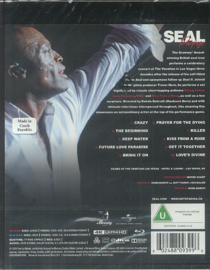 SEAL - Seal Purpose: Celebrating 30 Years Of The Classic Albums Seal I ...