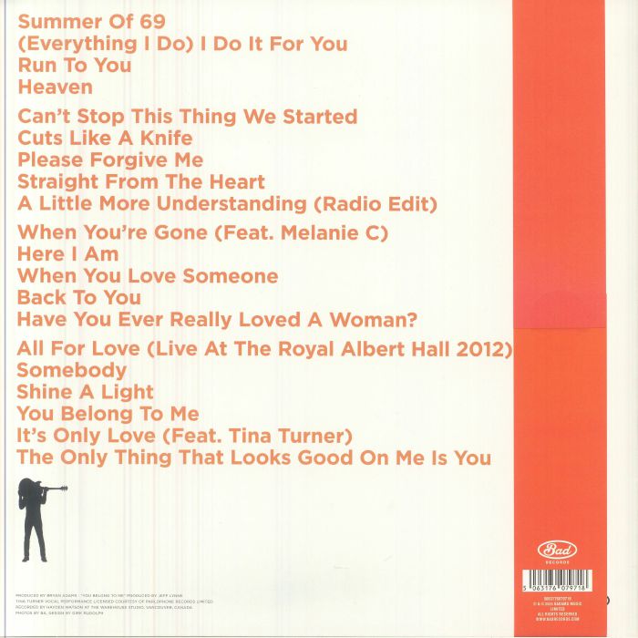 Bryan ADAMS - Classic Vinyl at Juno Records.