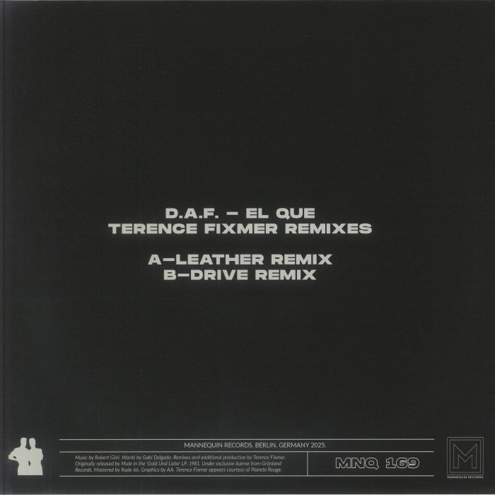 DAF - El Que (Terence Fixmer remixes) Vinyl at Juno Records.
