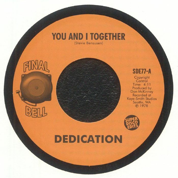 DEDICATION - You & I Together Vinyl at Juno Records.
