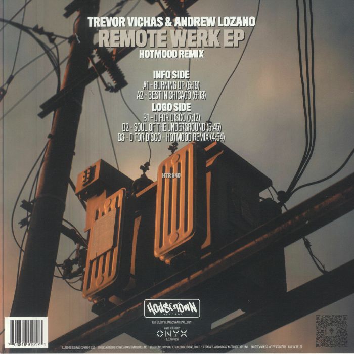 Trevor VICHAS/ANDREW LOZANO - Remote Werk EP Vinyl at Juno Records.
