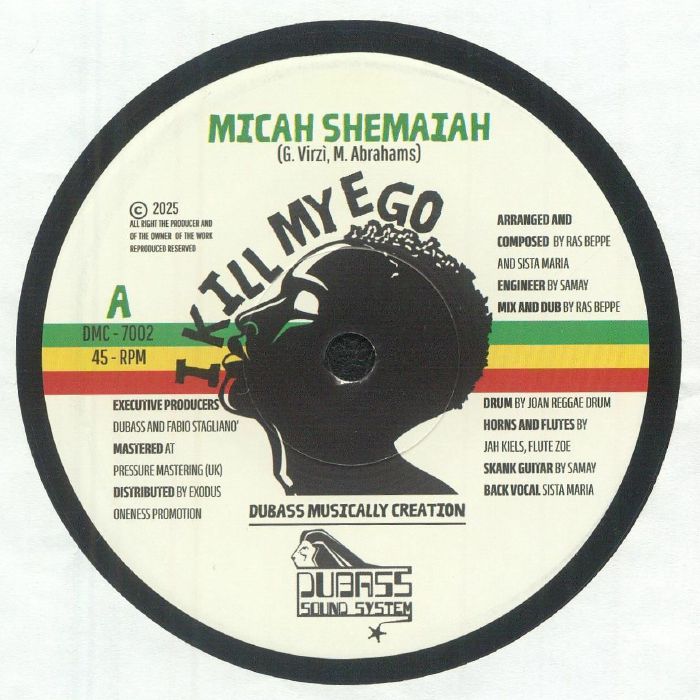 Micah SHEMAIAH/DUBASS - I Kill My Ego Vinyl at Juno Records.
