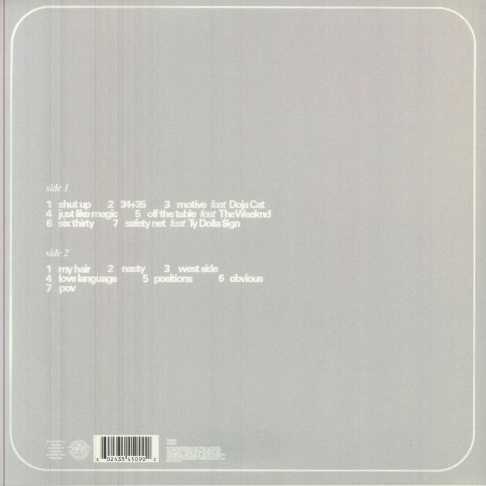 Ariana GRANDE - Positions Vinyl at Juno Records.