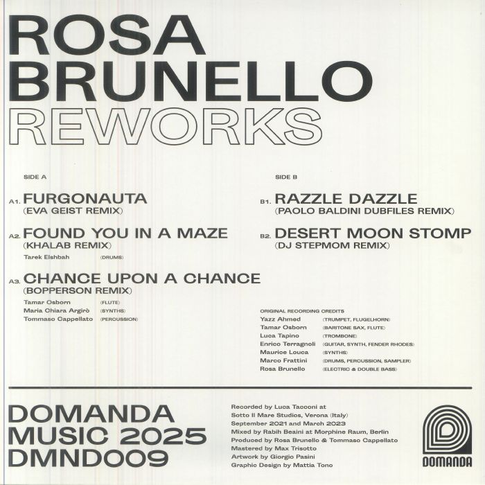 Rosa BRUNELLO - Reworks Vinyl at Juno Records.