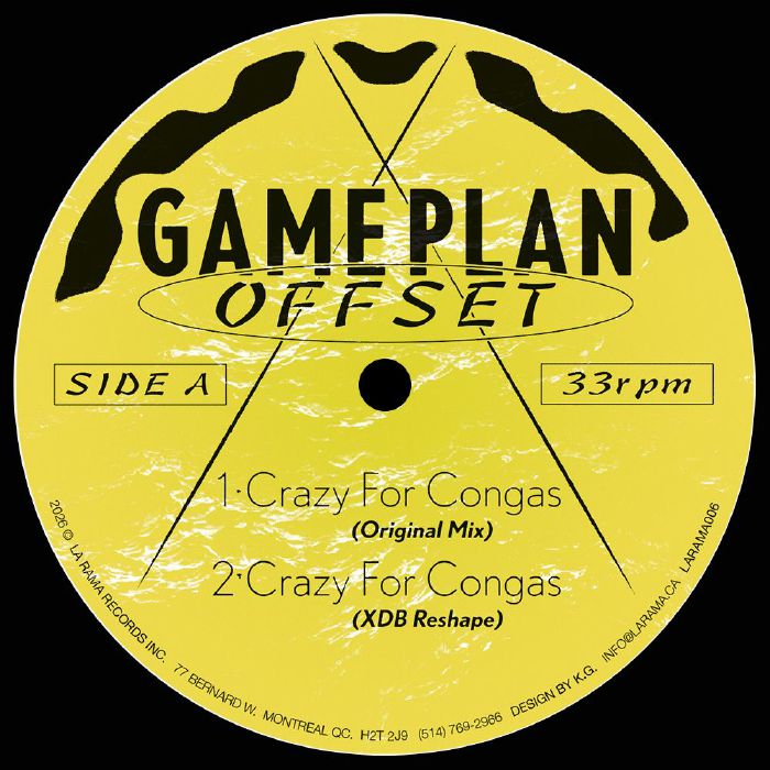 GAME PLAN aka GENE TELLEM/GABRIEL REI - Offset Vinyl at Juno Records.