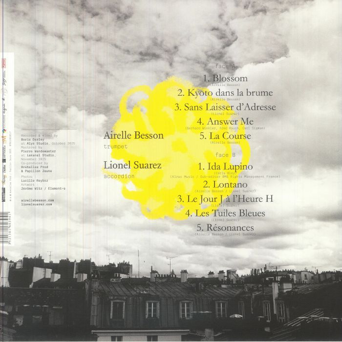 Airelle BESSON/LIONEL SUAREZ - Blossom Vinyl at Juno Records.