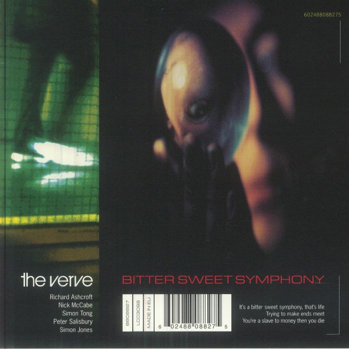The VERVE - Bitter Sweet Symphony Vinyl at Juno Records.