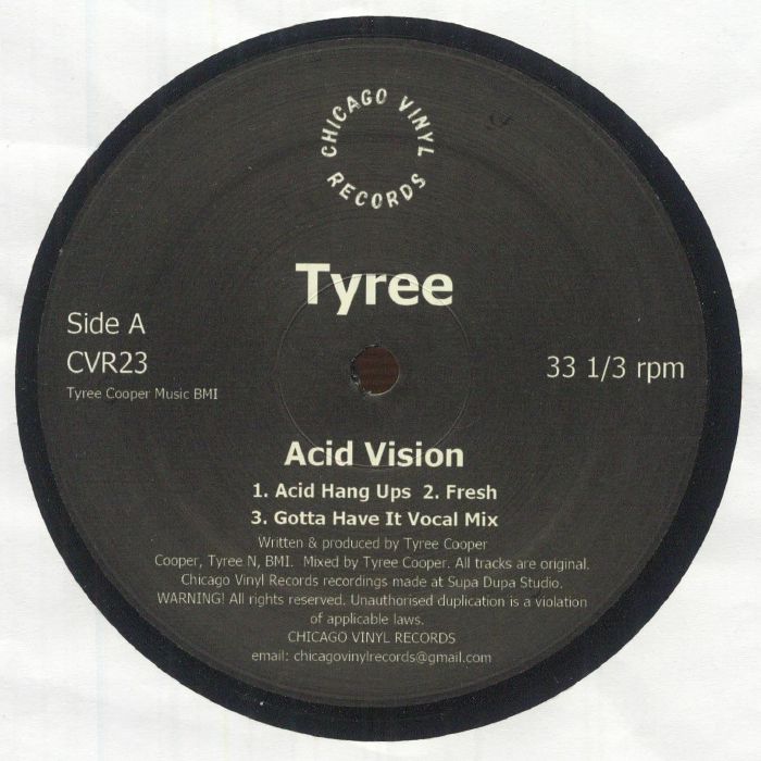 Tyree COOPER - Acid Vision Vinyl at Juno Records.