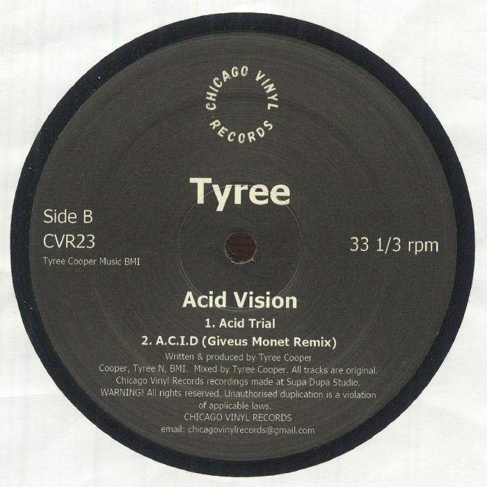 Tyree COOPER - Acid Vision Vinyl at Juno Records.
