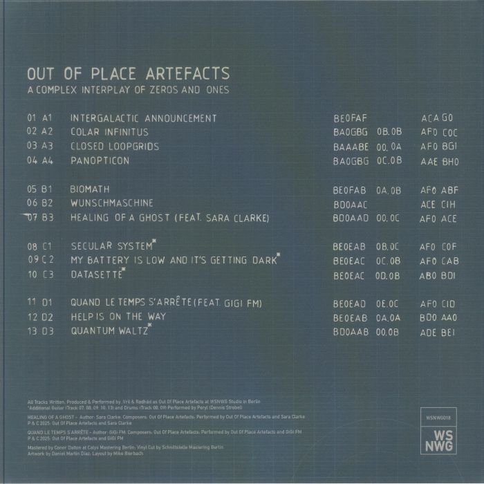 OUT OF PLACE ARTEFACTS - A Complex Interplay Of Zeros & Ones Vinyl at ...