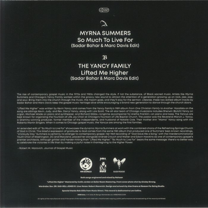 Sadar BAHAR/MARC DAVIS - Disco Gospel Vol 2 Vinyl at Juno Records.