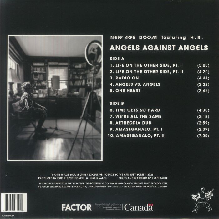 NEW AGE DOOM feat HR - Angels Against Angels Vinyl at Juno Records.