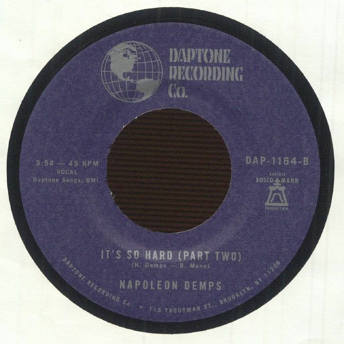 NAPOLEON DEMPS - It's So Hard Vinyl at Juno Records.