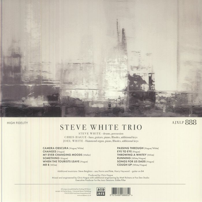 STEVE WHITE TRIO - The Jazz Sessions Vol 1: Soul Drums Vinyl at Juno ...