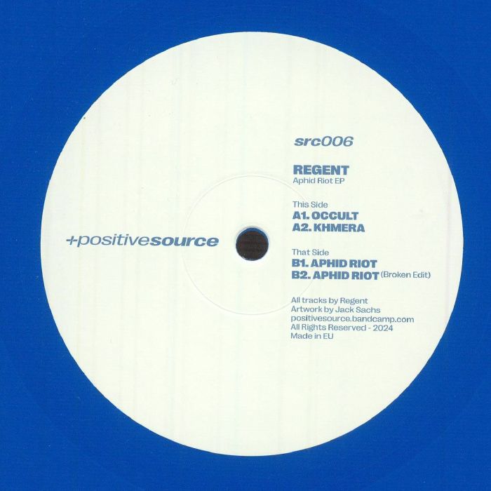 REGENT - SRC 006 Vinyl at Juno Records.