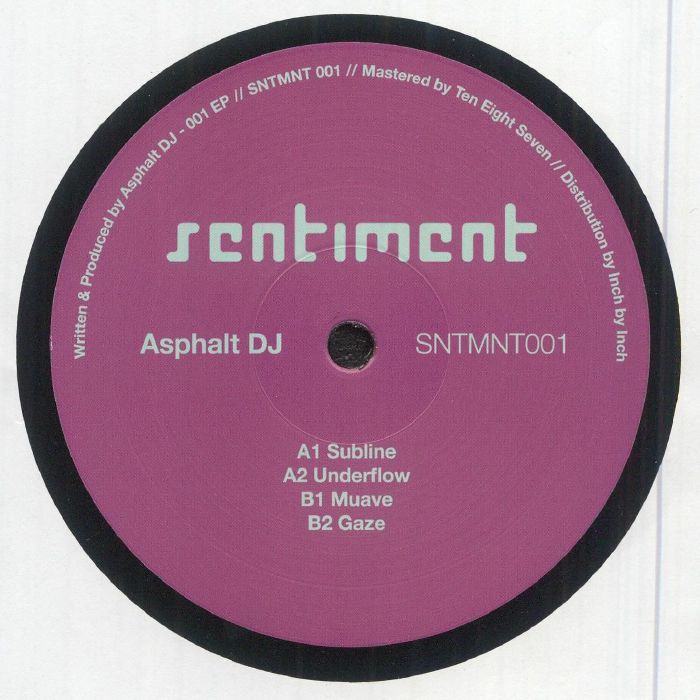ASPHALT DJ - SNTMNT001 Vinyl at Juno Records.