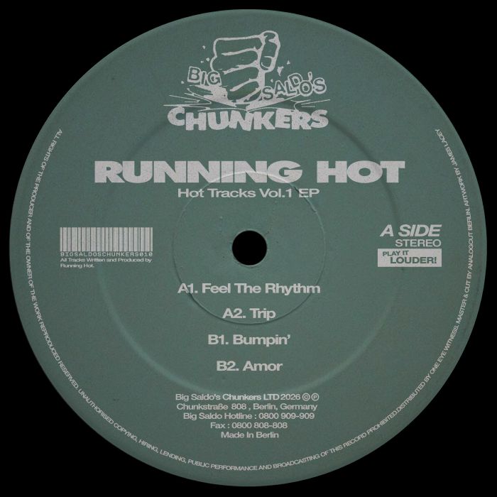 RUNNING HOT - Hot Tracks Vol 1 Vinyl at Juno Records.