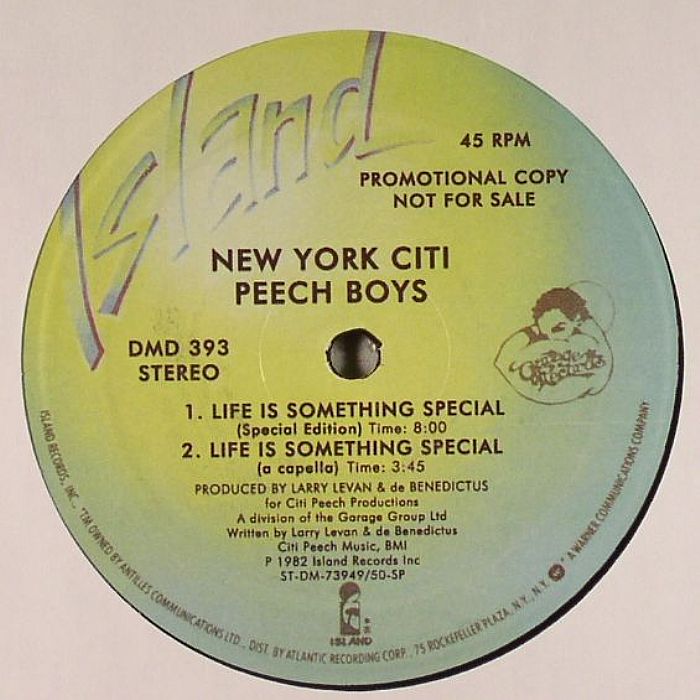 NEW YORK CITI PEECH BOYS - Life Is Something Special Vinyl at Juno Records.