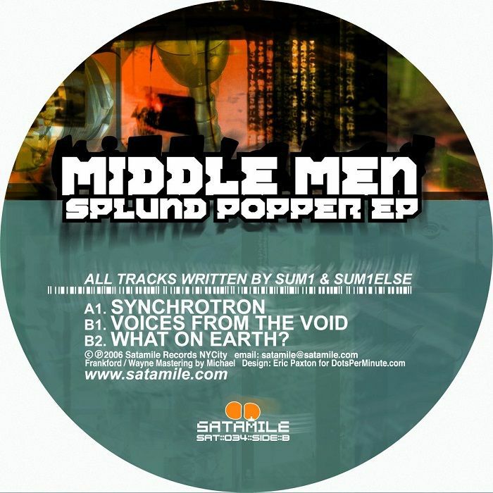 MIDDLE MEN - Splund Popper EP Vinyl at Juno Records.