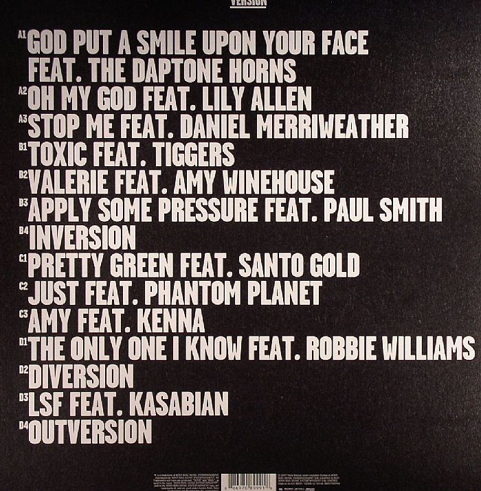 Mark RONSON - Version Vinyl at Juno Records.